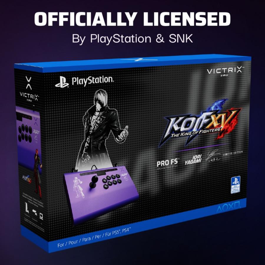 公式ストア限定 Victrix Pro FS PS5 KOF Iori 八神庵 イオリ キングオブファイターズ アーケードコントローラー ...
