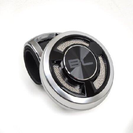 人気海外ブランドFOURING BLACK Label ステアリングノブ、ハンドルスピンナー、ハンドル旋回ノブ・ハンドルクランプ Silver ...