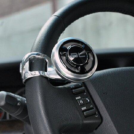 人気海外ブランドFOURING BLACK Label ステアリングノブ、ハンドルスピンナー、ハンドル旋回ノブ・ハンドルクランプ Silver ...