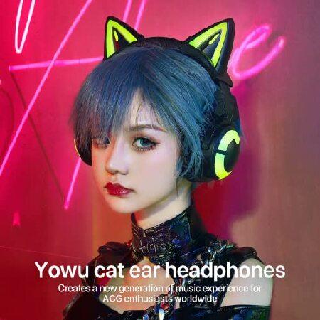 YOWU RGB 猫耳ヘッドホン 3S ワイヤレス Bluetooth 5.0 マイク YOWU RGB 猫耳ヘッドホン 3S ワイヤレス Bluetooth 5.0 マイク