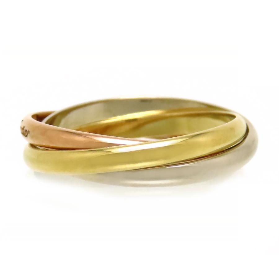 Cartier カルティエ トリニティ リング XS #50 750 (K18YG K18WG K18PG) レディース CARTIER [美品] 中古 【ジュエリー】 : TURUYA ...