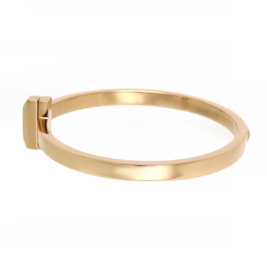 TIFFANY&Co. ティファニー T ワン ワイド ヒンジ バングル #18 Au750 (K18PG) レディース [美品] 中古 【ジュエリー】 : TURUYA - 通販 ...