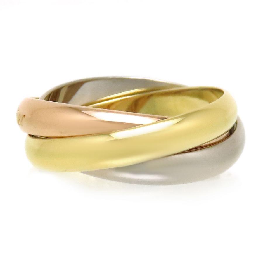 Cartier カルティエ トリニティ リング #55 750 (K18YG K18WG K18PG) レディース CARTIER [美品] 中古 【ジュエリー】 : TURUYA - 通販 ...