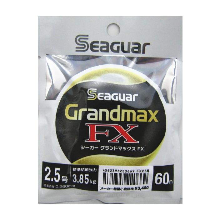 KUREHA クレハ シーガー グランドマックスFX 60m 2.5号 [フロロカーボンハリス] : フィッシングアミューズヤフー店 - 通販 - Yahoo!ショッピング
