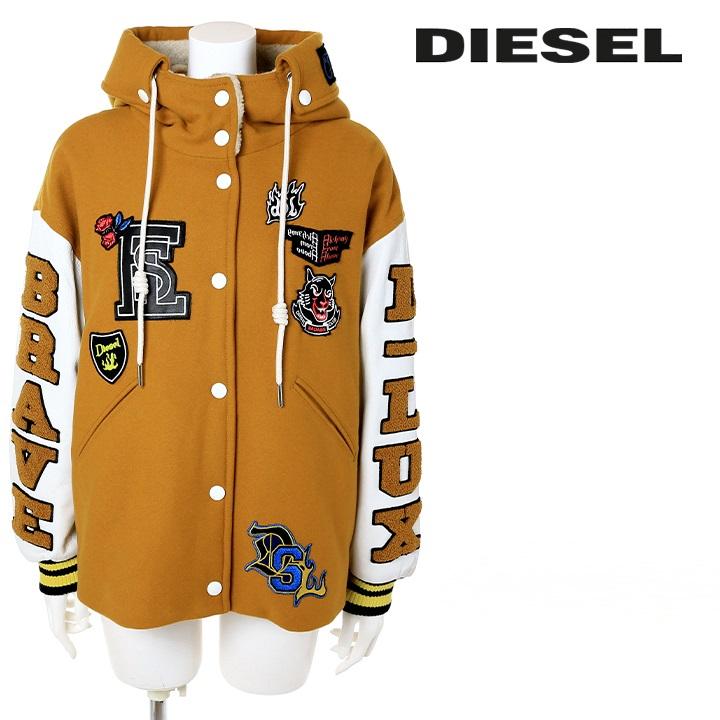 DIESEL ディーゼル 中綿ジャケット レディース 袖レザー切替 裏ボアフード オーバーサイズ スタジャン W-EURNE : 買っCiao!トゥット トゥット - 通販 - Yahoo ...