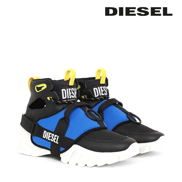 DIESEL ディーゼル ハイカットスニーカー 靴 メンズ 着脱可能カバーアップデザイン S-SHARQUEZ MID : 買っCiao!トゥ ...