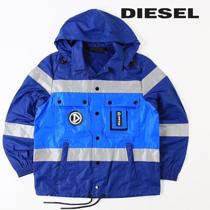 DIESEL ディーゼル フーデッドジャケット メンズ リフレクト素材切替 オーバーサイズ J-RODDY : 買っCiao!トゥット トゥッ ...