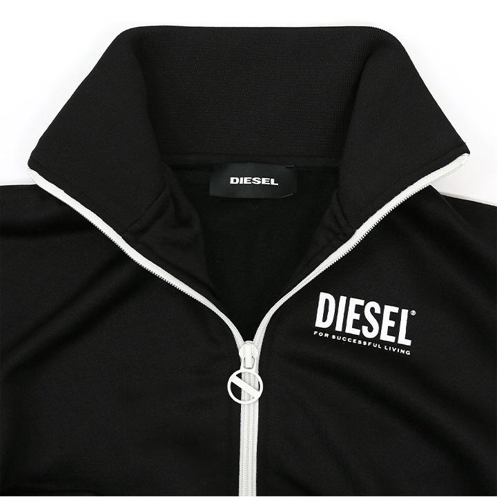 DIESEL ディーゼル ジャージトップ メンズ ロゴプリント ジップ DIESEL ディーゼル ジャージトップ メンズ ロゴプリント ジップ