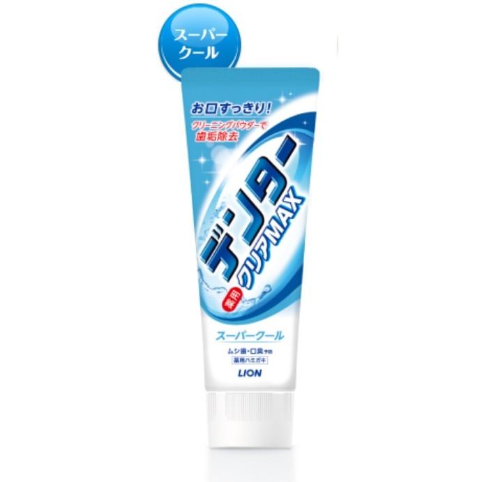 ライオン デンタークリアMAX クールミント タテ型 140g : 通販 多摩SHOP - 通販 - Yahoo!ショッピング