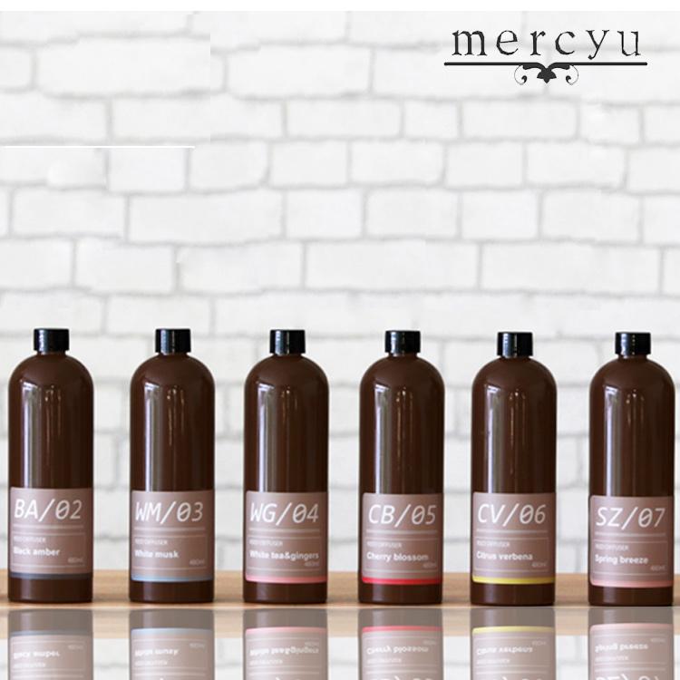 メルシーユー リードディフューザー 詰め替え フレグランスオイル MRUS-50 480ml 部屋 良い香り ホテル おしゃれ モテる 男性 ユニセックス ジャスミン ムスク ...