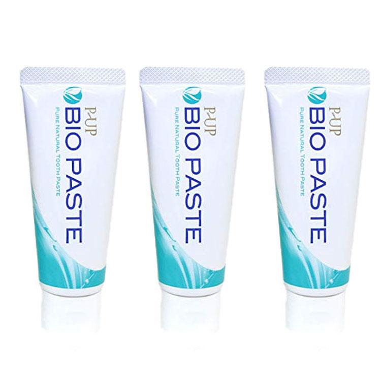 P-UP ピーアップ バイオペースト 60g 歯磨き粉 3個セット BIO PASTE 天然由来 研磨剤不使用 イオンコーティング ハミガキ粉 : つや髪美肌研究SHOP - 通販 ...