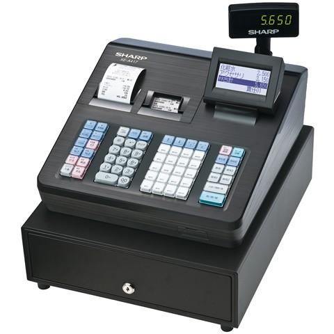 SHARP 【正規ルート商品】【全国無料配送】シャープ 店舗用レジスター XE-A407-B(色：ブラック) （Sharp 金銭登録機 ...