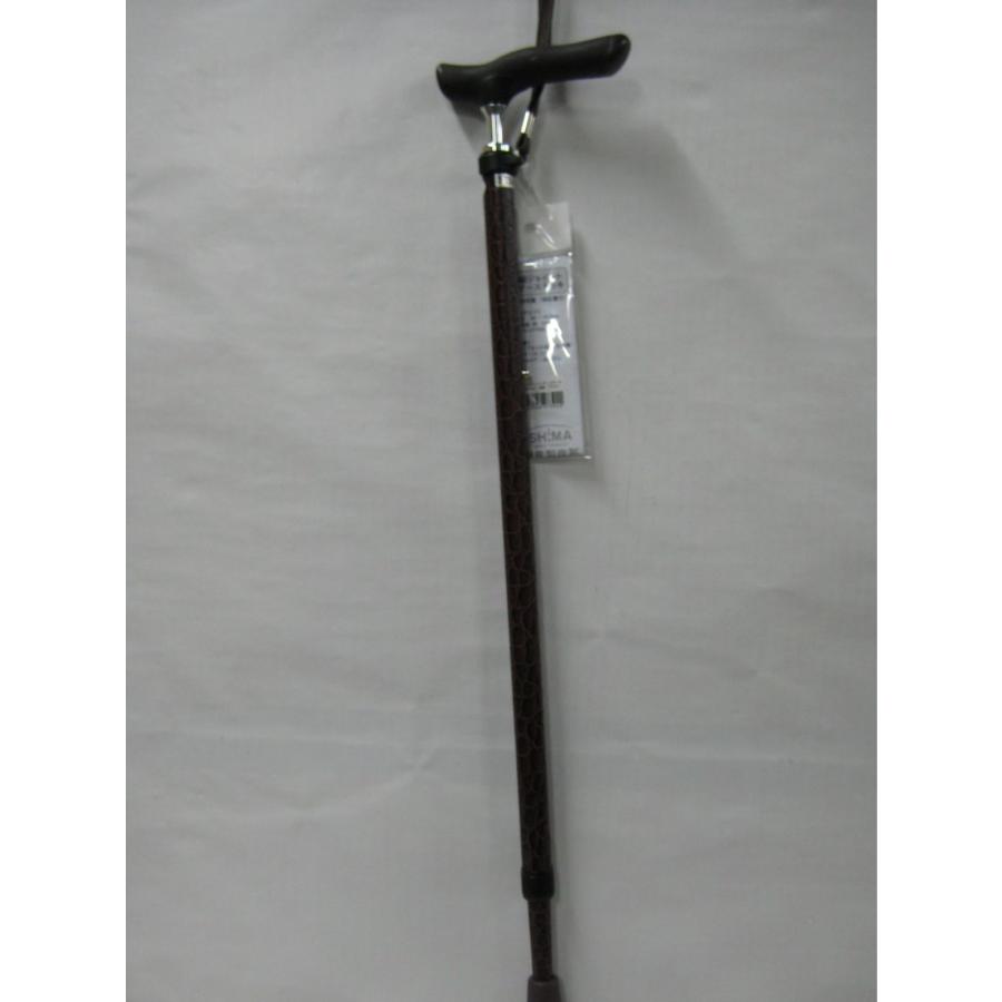 島製作所： 伸縮ジョイントレザーステッキ(ブラウン)/69-NL1 : メロウハウス - 通販 - Yahoo!ショッピング