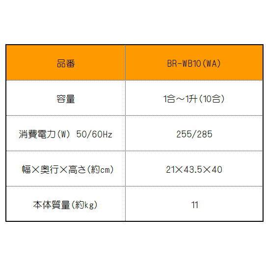 象印：家庭用精米機(1升まで)/BR-WB10-WA : メロウハウス - 通販 - Yahoo!ショッピング