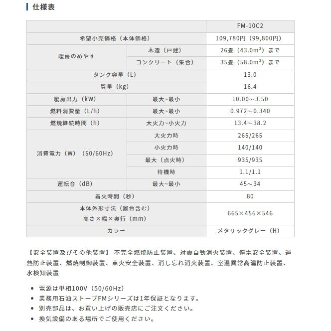 ダイニチ：業務用石油ストーブ(メタリックグレー)/FM-10C2-H : メロウハウス - 通販 - Yahoo!ショッピング