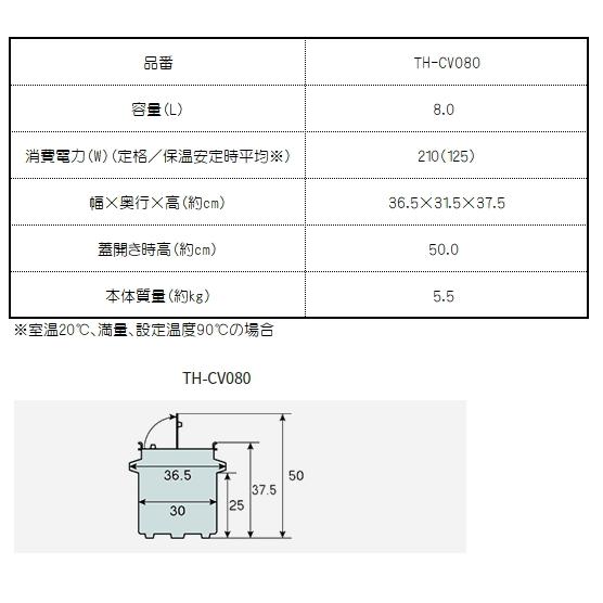 象印：マイコンスープジャー(ステンレス)(8.0L)/TH-CV080-XA : メロウハウス - 通販 - Yahoo!ショッピング