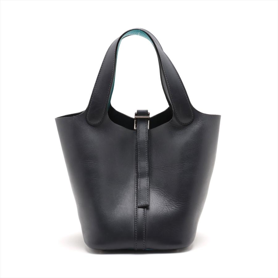 HERMES エルメス ピコタンエクラPM バレニア ブルーインディゴ×ターコイズ I刻 シルバー金具 ハンドバッグ 【中古】 : Clockwise クロックワイズ - 通販 - Yahoo ...