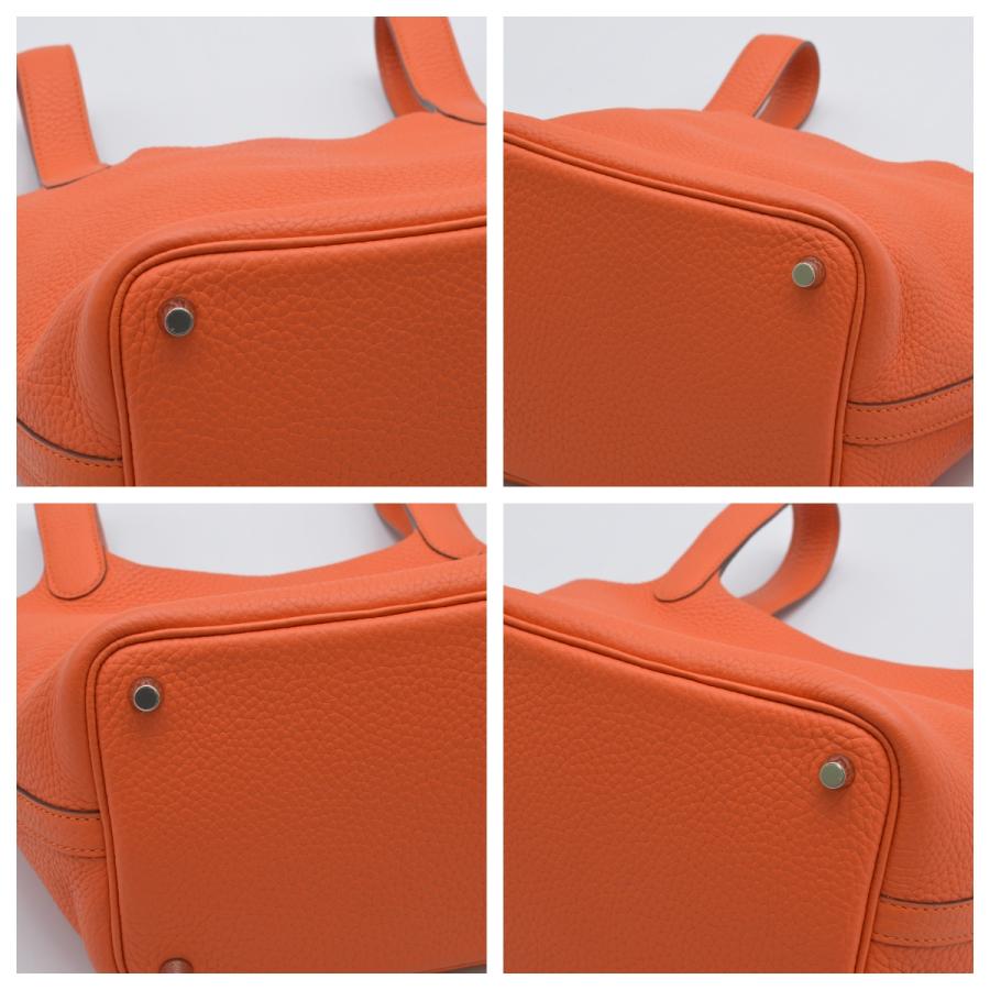 HERMES エルメス ピコタンロックPM オレンジ トリヨンクレマンス Y刻 シルバー金具 ハンドバッグ レディース【中古】【超美品】 : Clockwise クロックワイズ - 通販 ...