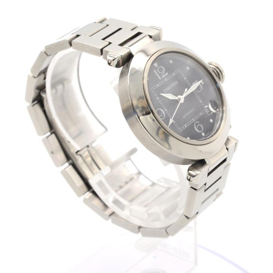CARTIER カルティエ パシャC W3106099 デイト SS AT/自動巻 黒文字盤 メンズ腕時計 ヴィンテージ【中古 ...