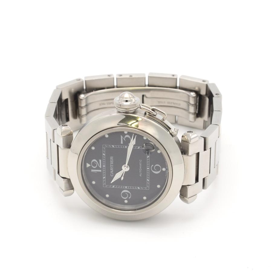 CARTIER カルティエ パシャC W3106099 デイト SS AT/自動巻 黒文字盤 メンズ腕時計 ヴィンテージ【中古 ...