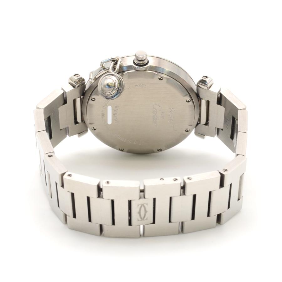 CARTIER カルティエ パシャC W3106099 デイト SS AT/自動巻 黒文字盤 メンズ腕時計 ヴィンテージ【中古 ...