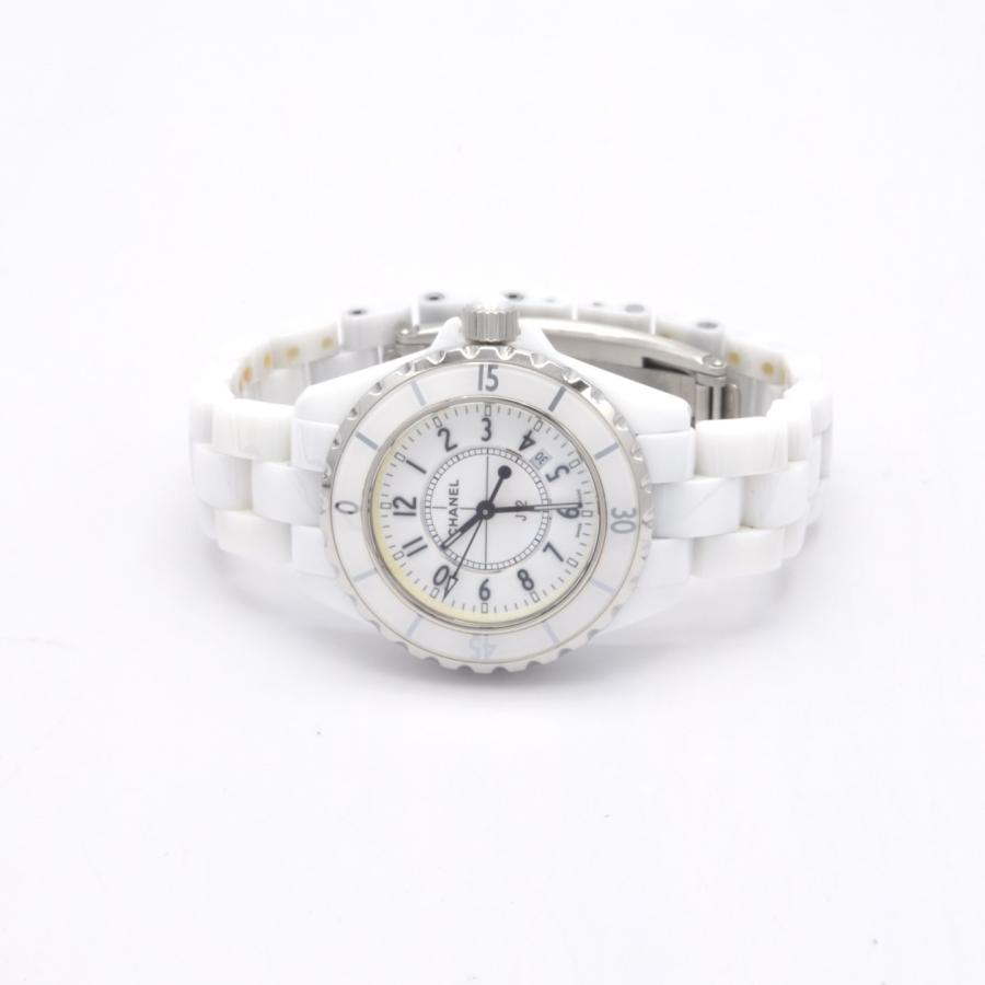 CHANEL シャネル J12 クォーツ 33ミリ H0968 QZ ホワイト文字盤 CHANEL シャネル J12 クォーツ 33ミリ H0968 QZ ホワイト文字盤