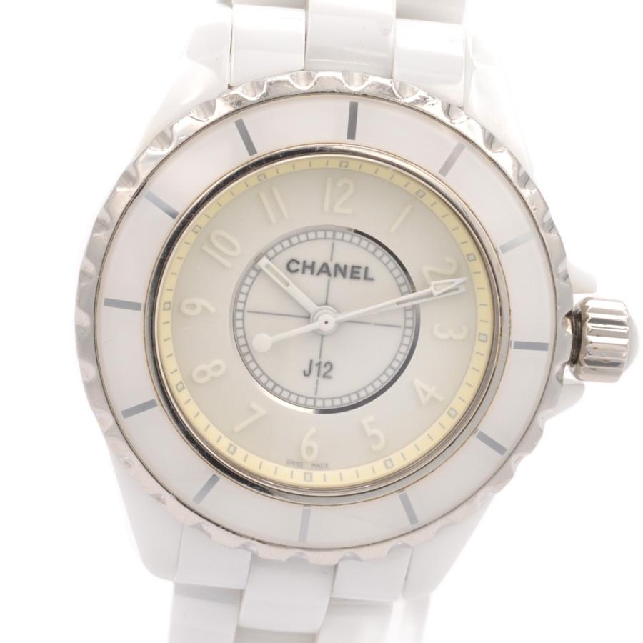 CHANEL シャネル J12 レディース腕時計 クォーツ ブラック文字盤 セラミック 33mm QZ ギフト 【中古】 : Clockwise クロックワイズ - 通販 - Yahoo!ショッピング