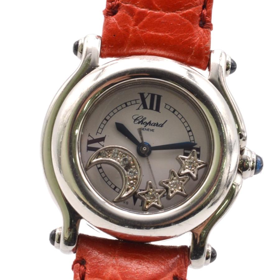 CHOPARD ショパール ハッピースポーツ ムーンスター 27/8245-23 レディース腕時計 クォーツ ホワイト文字盤 【中古】 : Clockwise クロックワイズ - 通販 ...