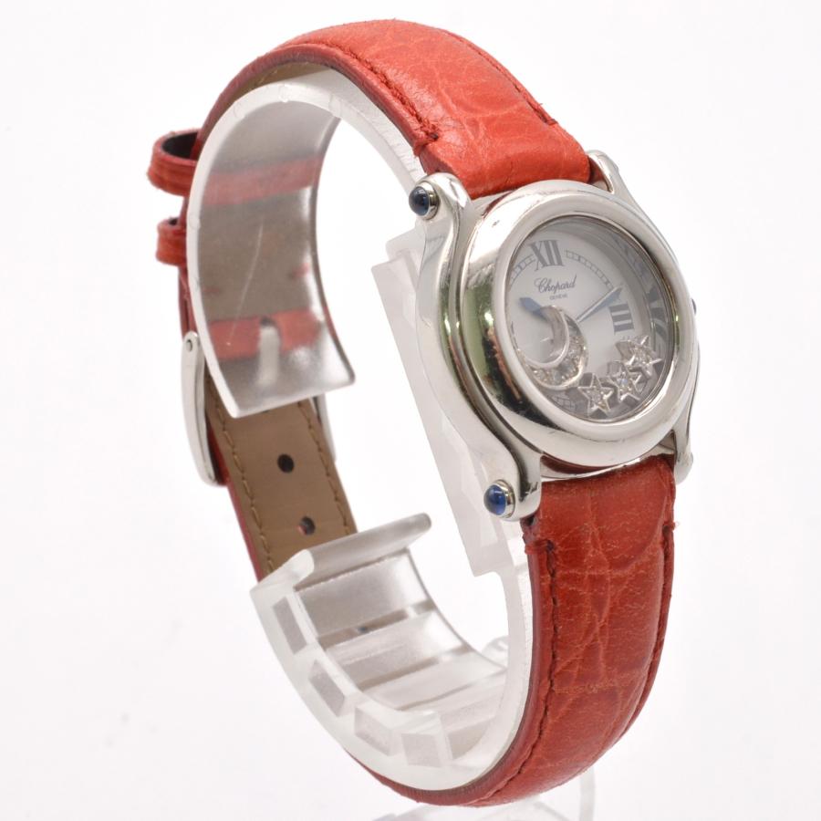 CHOPARD ショパール ハッピースポーツ ムーンスター 27/8245-23 レディース腕時計 クォーツ ホワイト文字盤 【中古】 : Clockwise クロックワイズ - 通販 ...