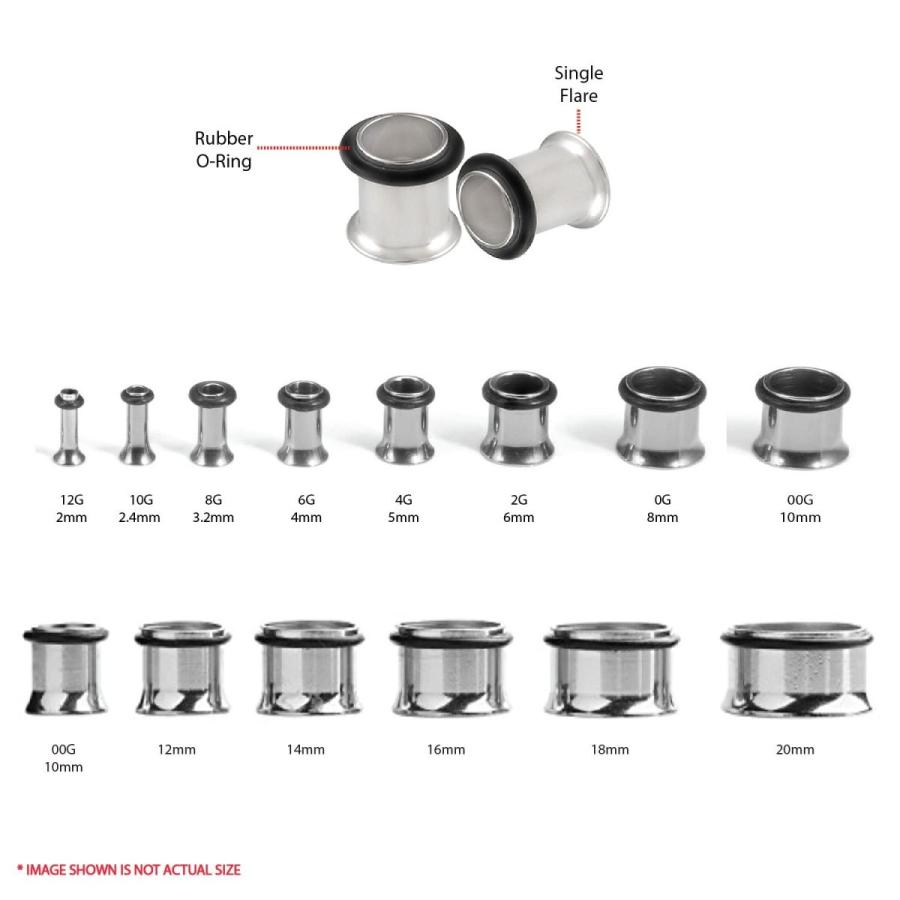 堅実な究極の Gauges Kit BodyJ4You - Stretching Stretching Aftercare Kit Clear ...