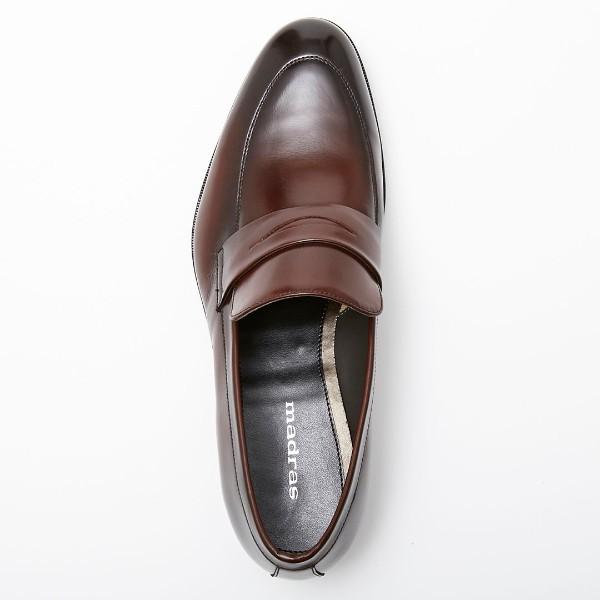 madras マドラス M4404 日本製 本革 ボロネーゼ製法 ビジネスシューズ 紳士靴 コインローファー メンズシューズ 牛革 社会人 靴 ...