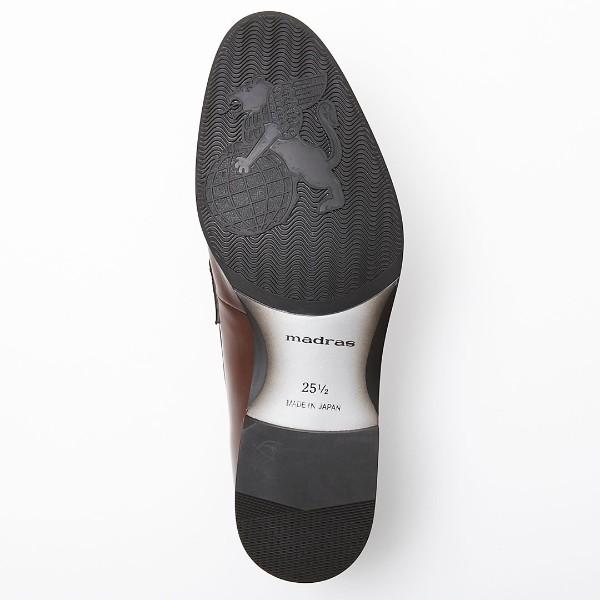 madras マドラス M4404 日本製 本革 ボロネーゼ製法 ビジネスシューズ 紳士靴 コインローファー メンズシューズ 牛革 社会人 靴 ...