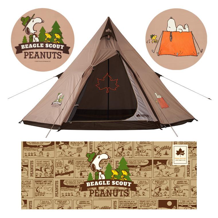 LOGOS 【正規販売店】ロゴス Logos SNOOPY Tepee テント LOGOS 【正規販売店】ロゴス Logos SNOOPY Tepee テント