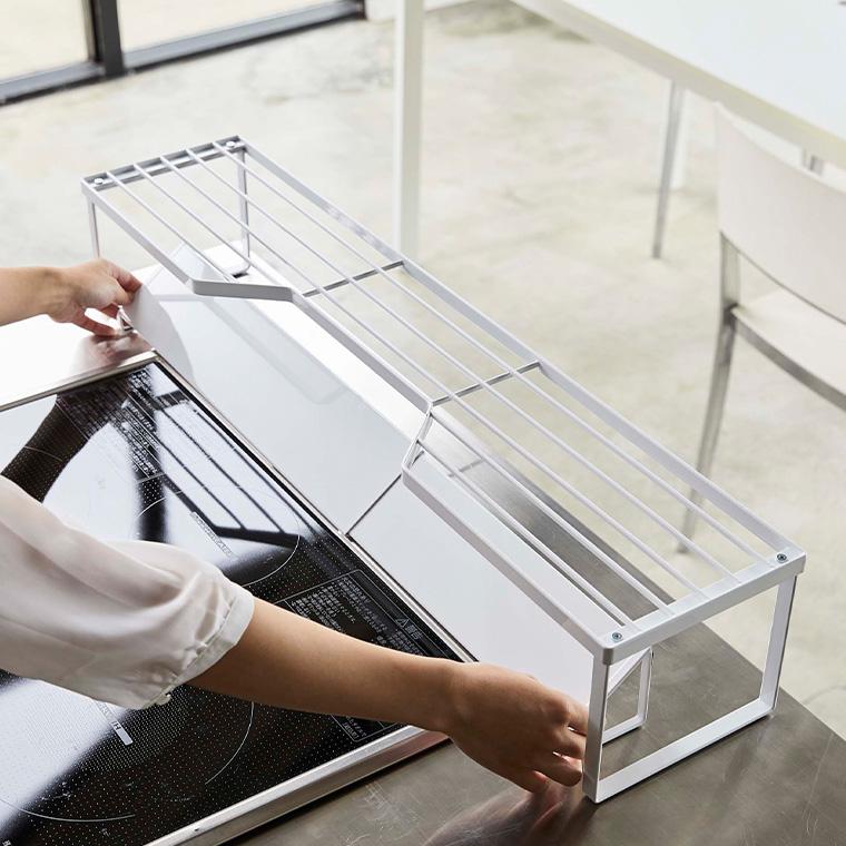 tower タワー 山崎実業 排気口カバー上コンロ奥ラック60cm 5264 5265 ホワイト ブラック : Twinkle Funny - 通販 - Yahoo!ショッピング