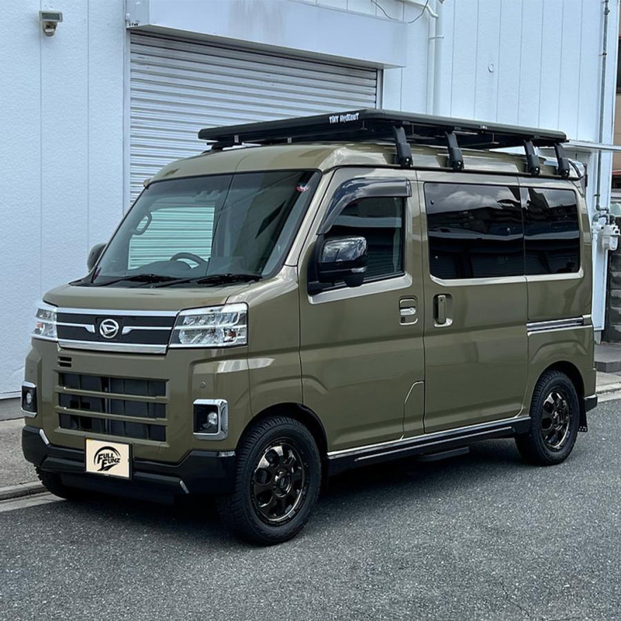ルーフラック ルーフキャリア タイニーハイドアウト フラット 幅1200 アルミニウム 車カスタム ハイエースカスタム TiNY HydEouT The "FLAT" 1200 ACT2 ...