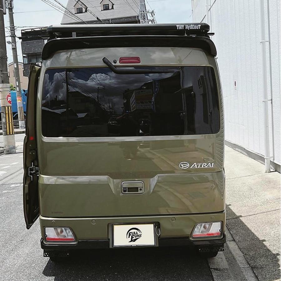 ルーフラック ルーフキャリア タイニーハイドアウト フラット 幅1200 アルミニウム 車カスタム ハイエースカスタム TiNY HydEouT The "FLAT" 1200 ACT2 ...