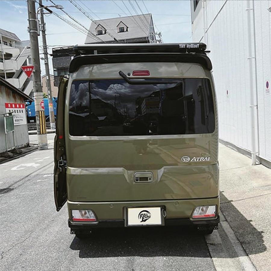 サイドオーニング ルーフラック ルーフキャリア タイニーハイドアウト フラット 幅1200 アルミニウム 車カスタム TiNY HydEouT The "FLAT" 1200 ACT2 ...