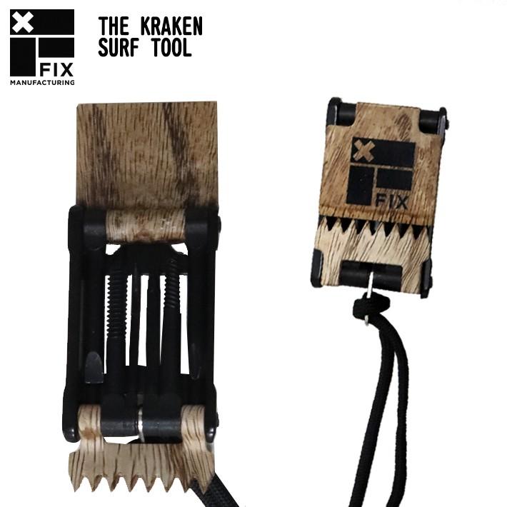 FIX MANUFACTURING サーフィン サーフボード 工具 ツール THE KRAKEN SURF TOOL サーフツール レンチ ...