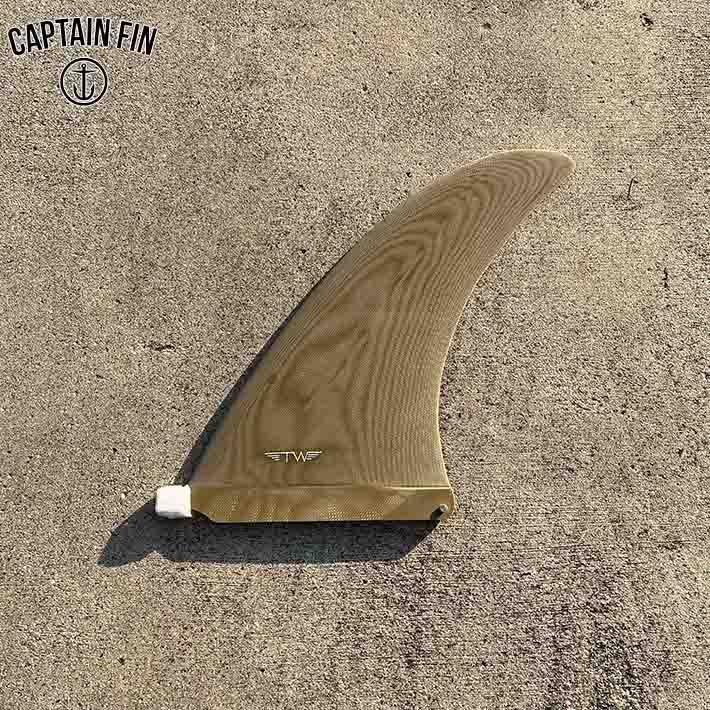 Fin CAPTAIN FIN キャプテンフィン シングルフィン TW TAPERED 10 OLIVE タイラーウォーレン 送料無料 ...