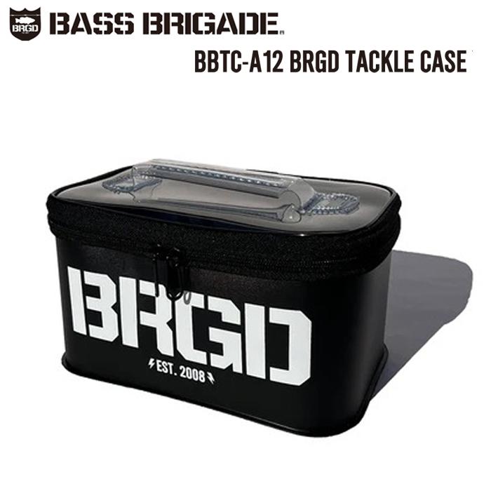 タックルケース BASS BRIGADE バスブリゲード BRGD TACKLE CASE - BLACK BBTC-A12 タックルケース EVA バス釣り バスフィッシング カリフォルニア ...