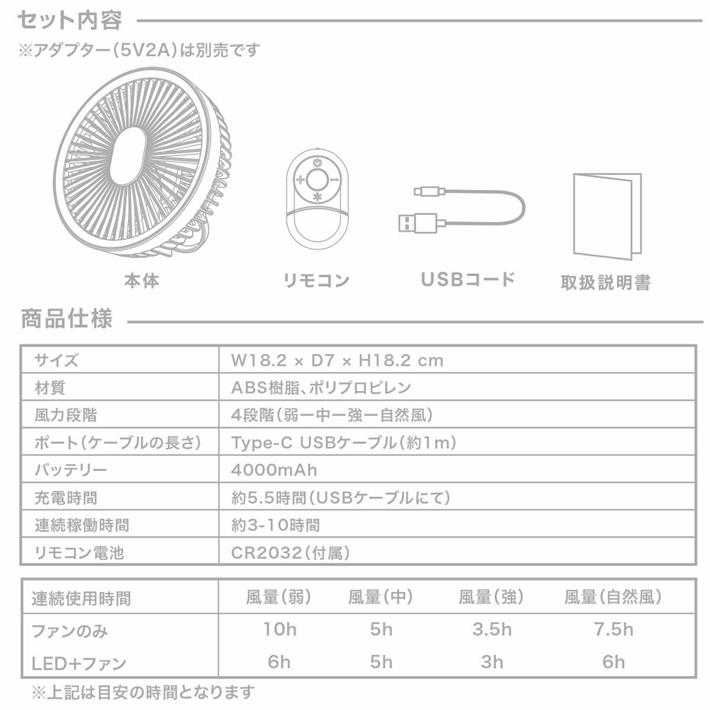 bcl ビーシーエル 585 USB シーリング＆デスクトップ ファン 扇風機 アウトドア キャンプ マリンスポーツ 車中泊 室内 : SLOW LIFE - 通販 - Yahoo!ショッピング