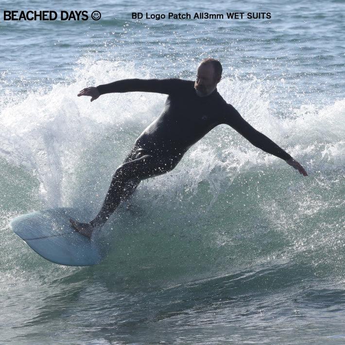 ウェットスーツ フルスーツ BEACHED DAYS ビーチドデイズ BD Logo Patch All 3mm WET SUITS ロゴパッチ スキンフルスーツ サーフィン サーフボード ...