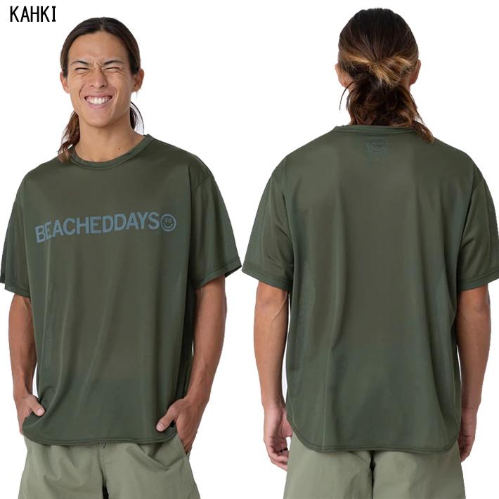 メッシュTEE BEACHED DAYS ビーチドデイズ SURF LOGO MESH TEE サーフ ロゴ メッシュ Tee 日焼けから身体を守り 速乾性に優れた素材COOLMAX ...