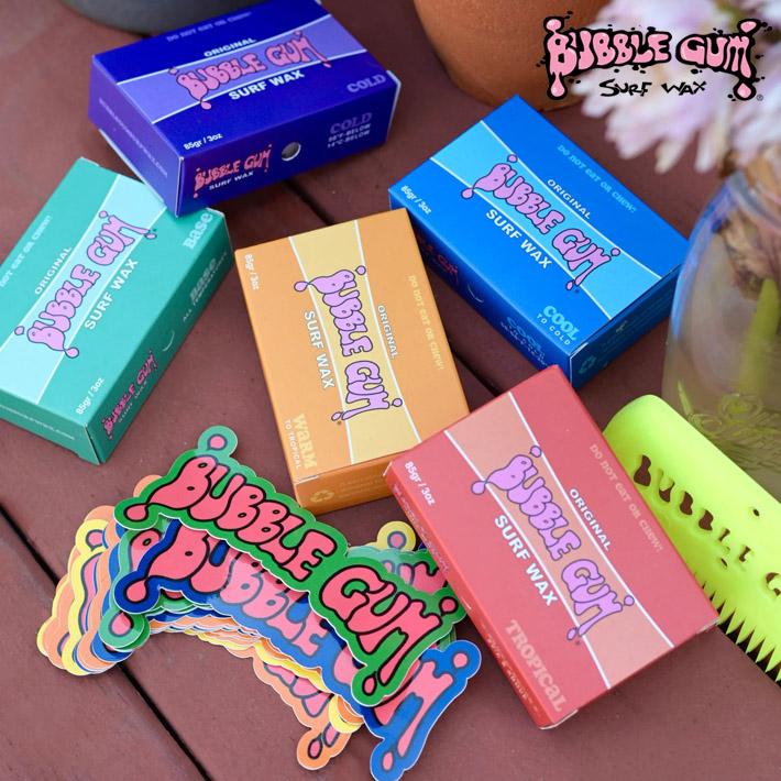 サーフィンワックス Bubble Gum ”Original Formula” Surf Wax Box Cold バブルガム オリジナル ...
