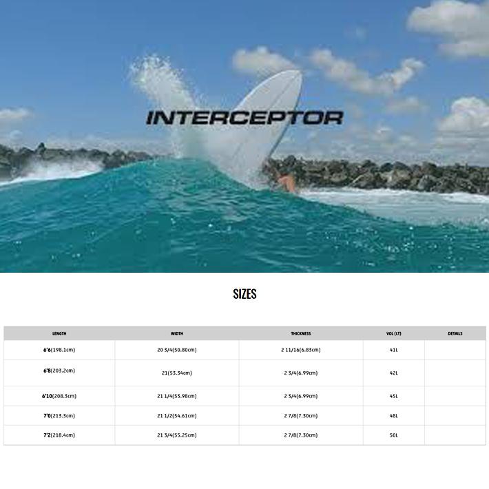 サーフボード ミッドレングス おすすめ DHD SURFBOARDS INTERCEPTOR インターセプター FCS2 6’6” / 6’8 ...