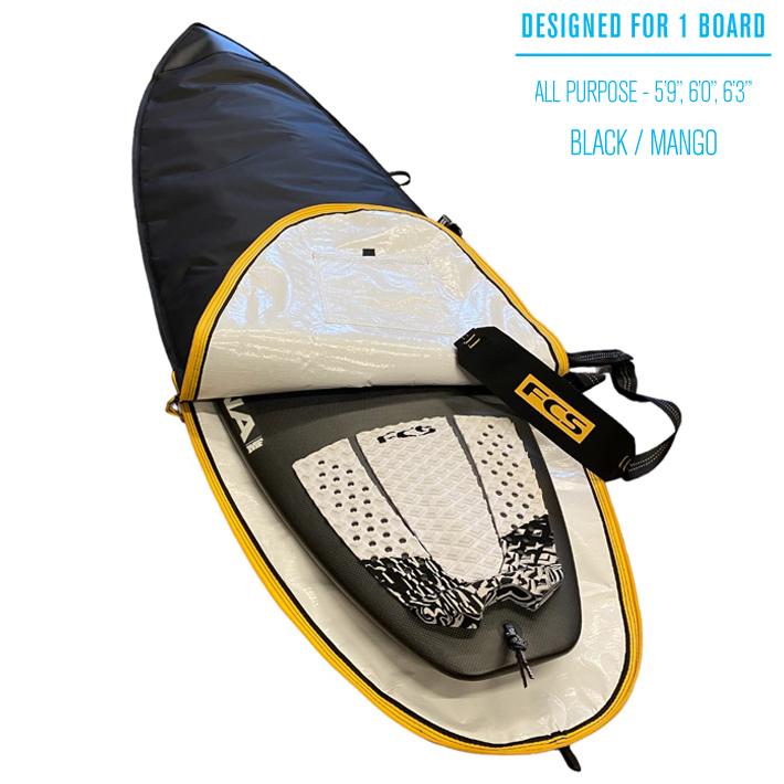 FCS サーフボード ケース エフシーエス ショートボード ボードケース CLASSIC ALL PURPOSE COVER 6’3” ショートボードケース サーフィン ハードケース 送料無 ...
