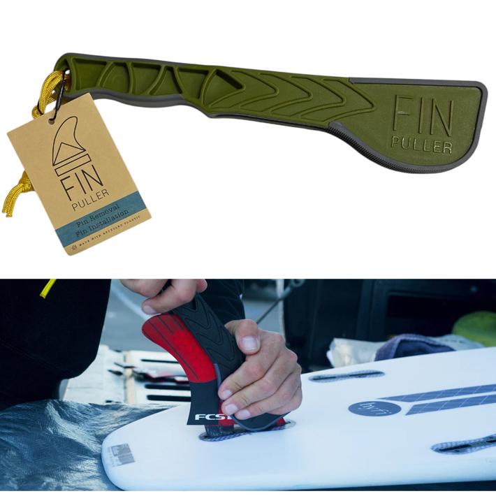 Fin FIN PULLER フィンプラー GREEN フィンを取り外すことは当然ながら フィンを簡単に押し込み セットすることもできるという ...