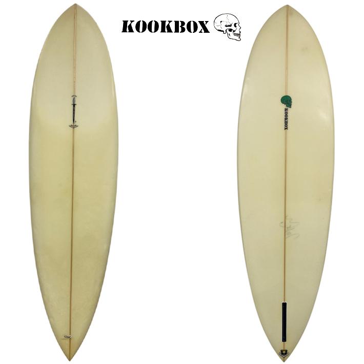 中古 サーフボード 使用状態 【B】★★☆ KOOKBOX SURFBOARDS クークボックスサーフボード Hollow Point 6’6 ...