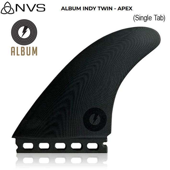 Fin NVS SURF FINS ネイクド バイキング サーフ フィン Album Indy Twin Fin(Single Tab) アルバム インディツインフィン FUTURE 2本 ...