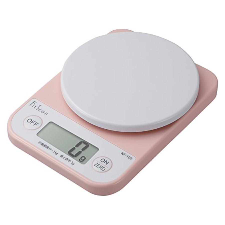 TANITA タニタ KF-100 PK ピンク クッキングスケール キッチン はかり 料理 デジタル 1kg 1g 単位 : Two are One - 通販 - Yahoo!ショッピング
